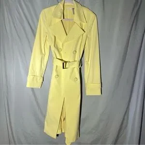 Classiques Entier | Jackets & Coats | Trench Coat Light Yellow | Poshmark